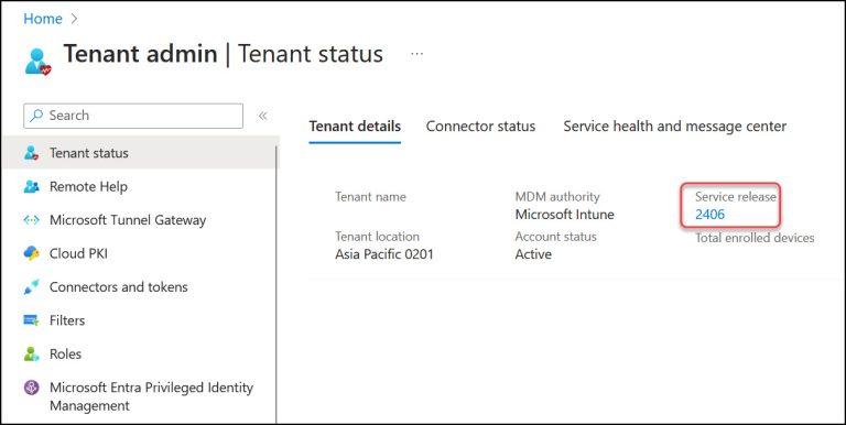 Microsoft Intune 2406 Service Release New features